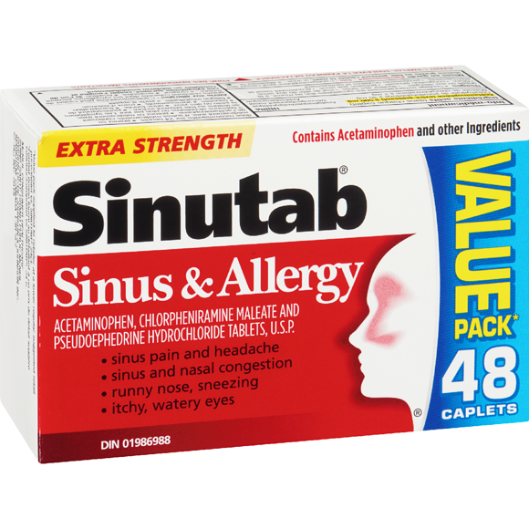 Sinutab-Sinus & Allergy Extra Strong-Superstore