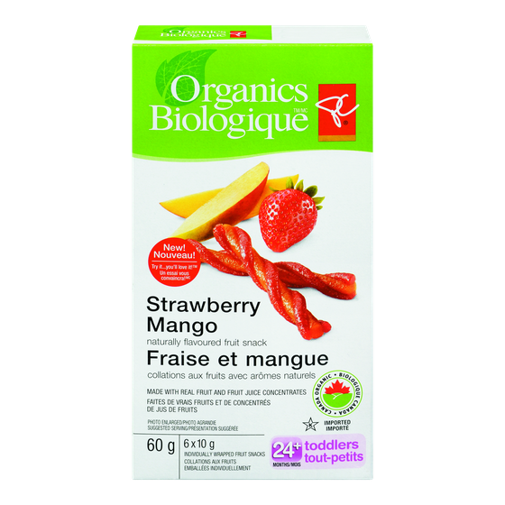 Collations Aux Fruits Pour Tout-Petits Avec Arômes Naturels Fraise Et ...