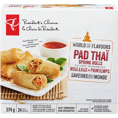 PC World of Flavours Pad Thai Spring Rolls | PC.ca