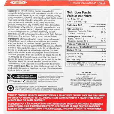 PC Dipped & Chewy Chocolate Chip Granola Bars | PC.ca