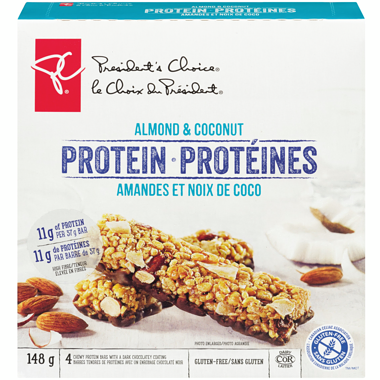 PC Almond & Coconut Protein Granola Bars | PC.ca