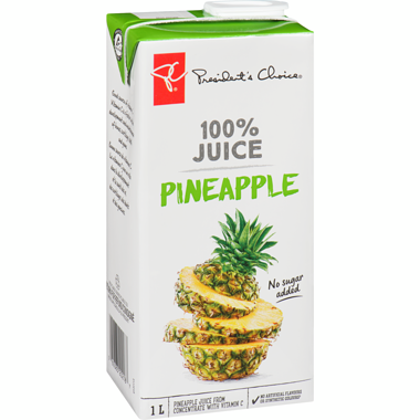PC 100% Pineapple Juice | PC.ca