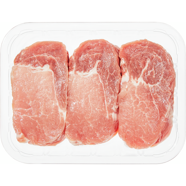 PC Free From Boneless Rib End Pork Chops, Tray Pack | PC.ca