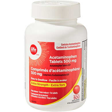 Acetaminophen 500 mg