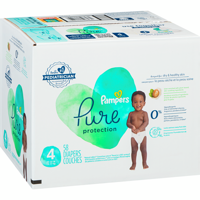 Pampers pure size 4 store