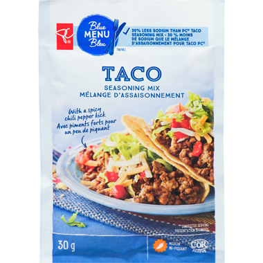 PC Blue Menu Taco Seasoning Mix | PC.ca