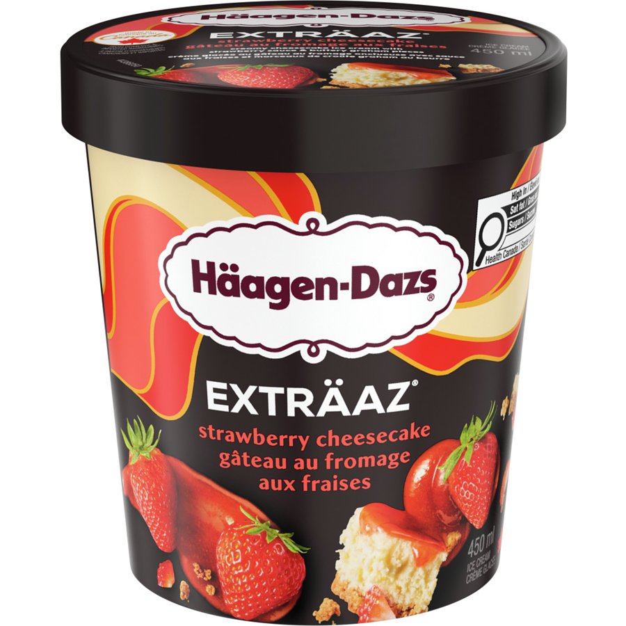 Extraz Strawberry Cheesecake Ice Cream
