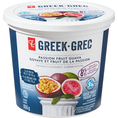 Yogourt Grec, goyave et fruis de la passion PC | PC.ca